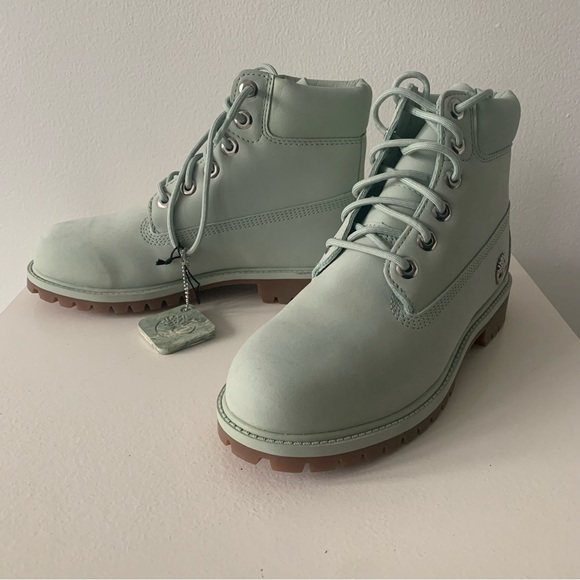 Timberland | Shoes | Timberland 6 Premium Waterproof Boots Mint Green ...
